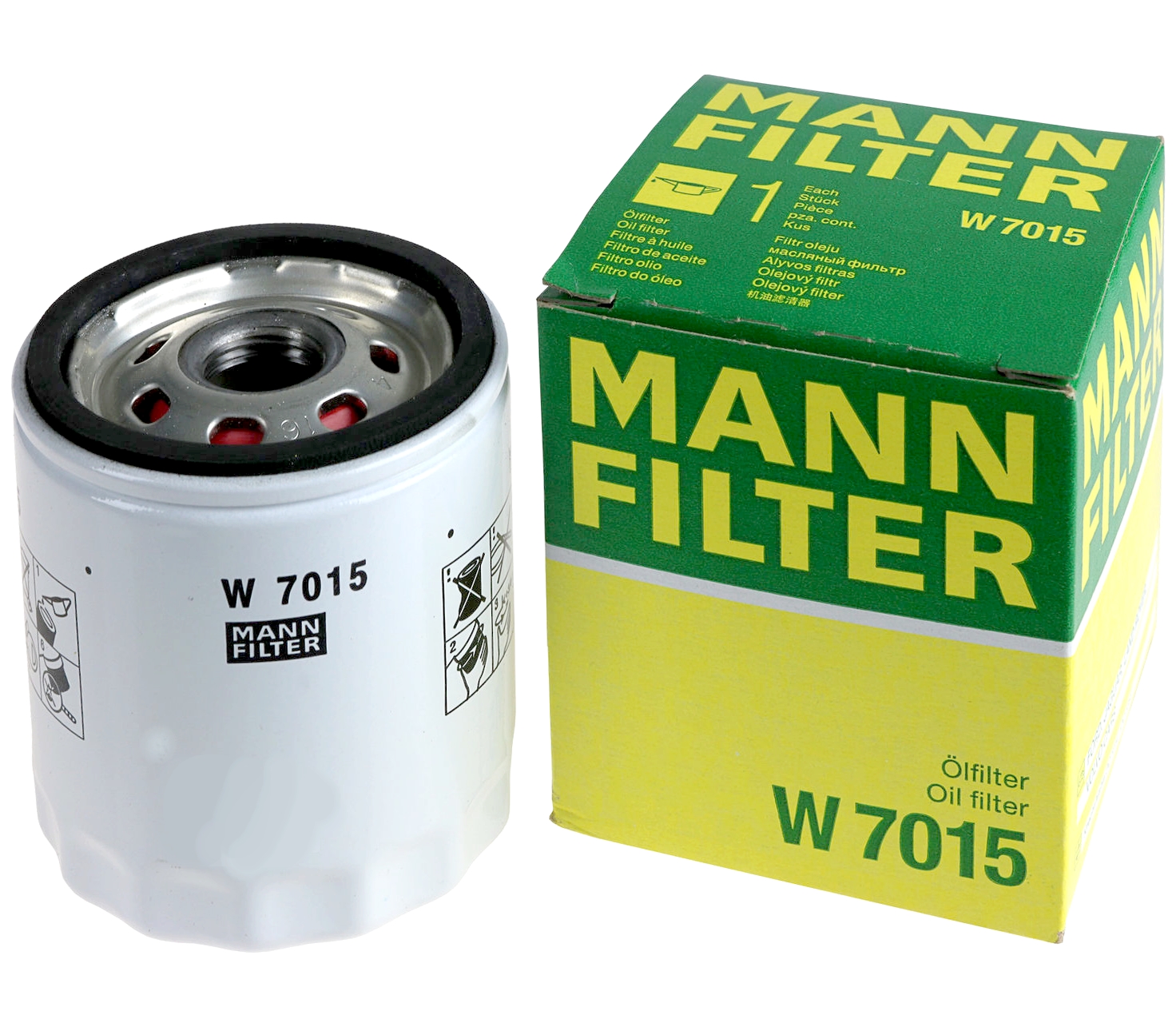 Mann-filter Oil Filter W7015 fits FORD AUSTRALIA FIESTA WP,WQ 2.0 i XR4 ...